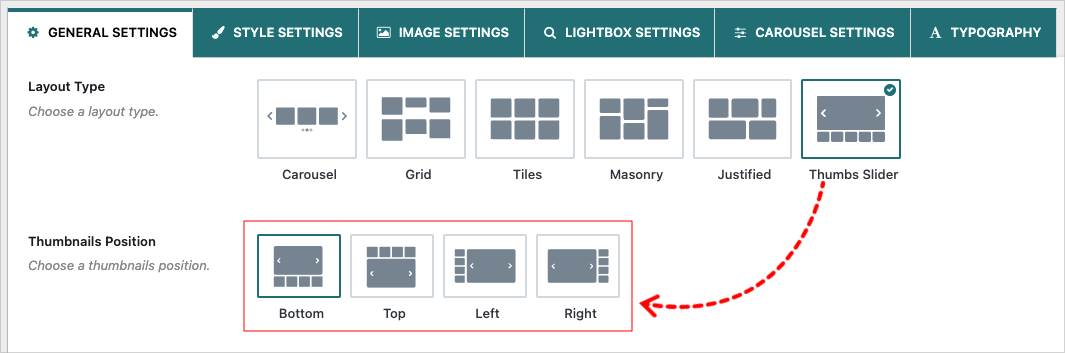 Thumbnails Slider – WP Carousel